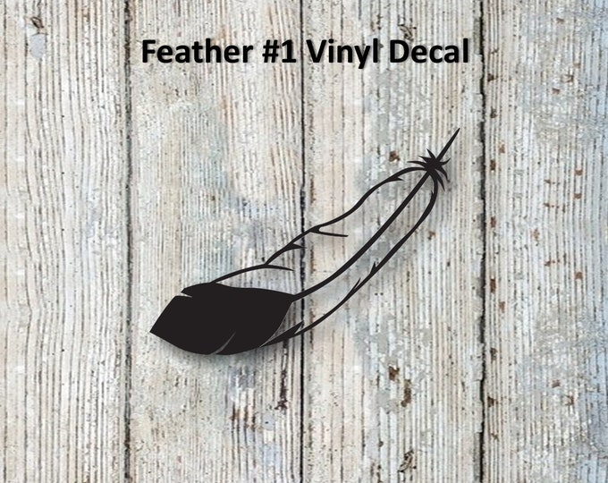 Eagle Feather Decal - Etsy