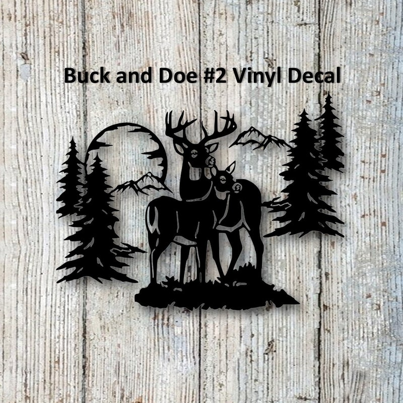Deer Buck and Doe - Etsy