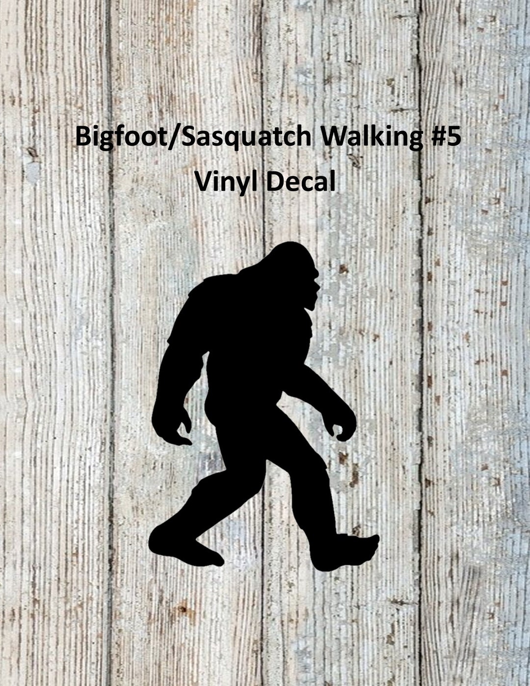 Bigfoot/sasquatch "walking" #5 Vinyl Decal - Etsy