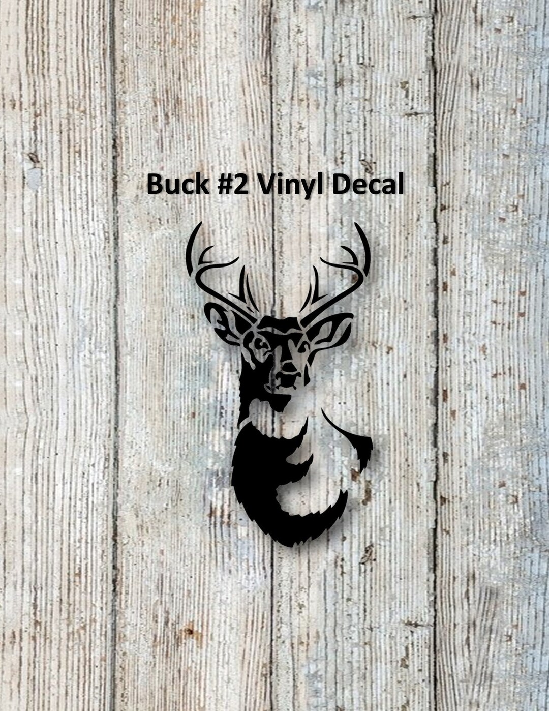 Deer "buck" #2 Vinyl Decal - Etsy