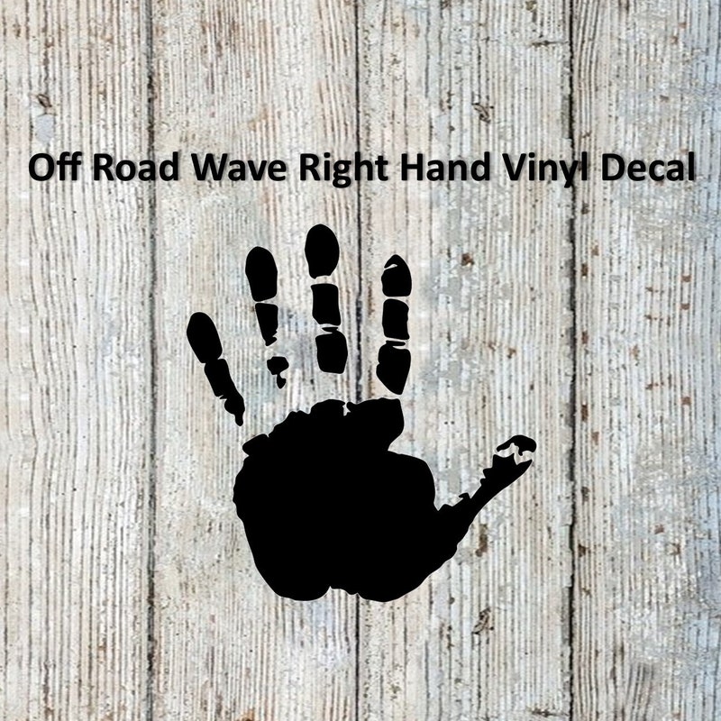 Jeep Wave Sticker - Etsy
