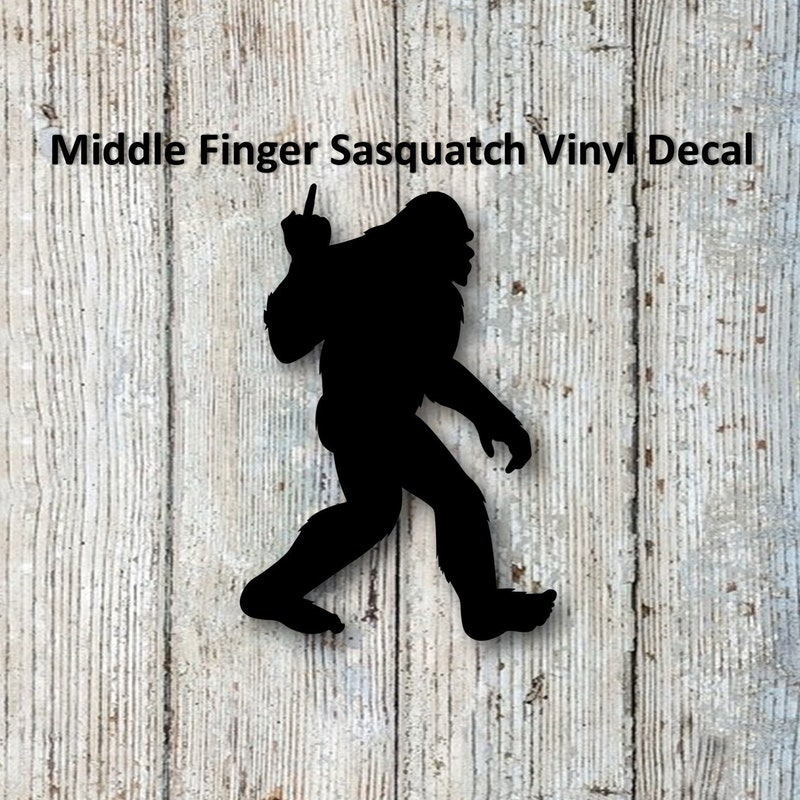 Middle Finger Decal - Etsy
