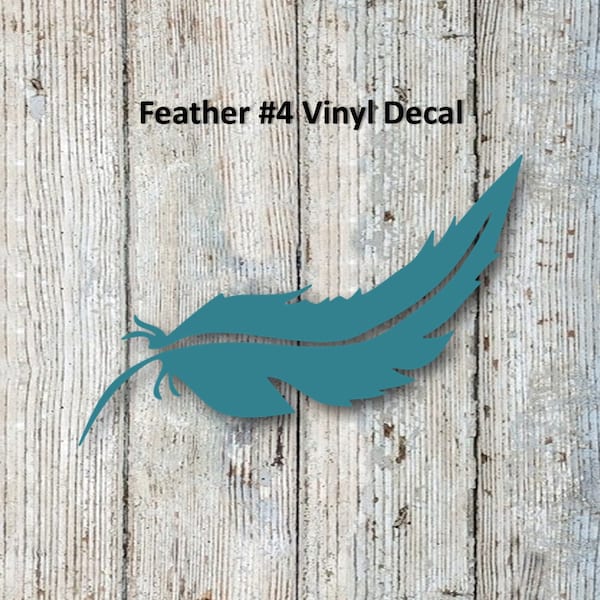 Feather Decal - Etsy