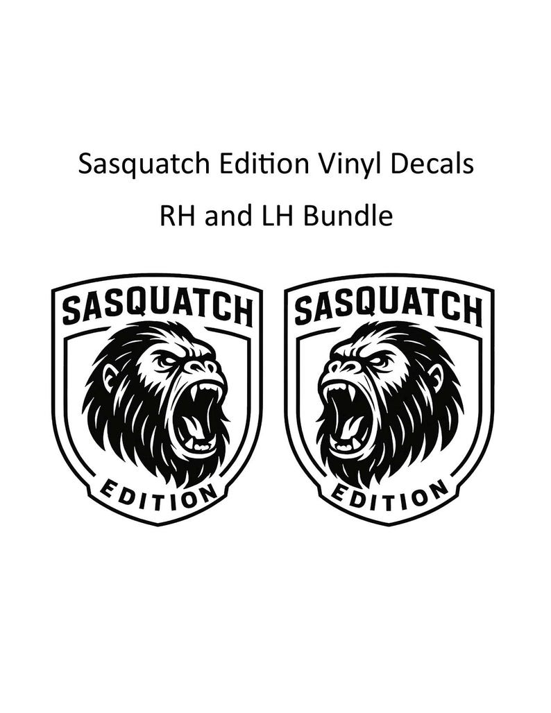 Sasquatch Edition Vinyl Decals RH and LH Bundle - Etsy