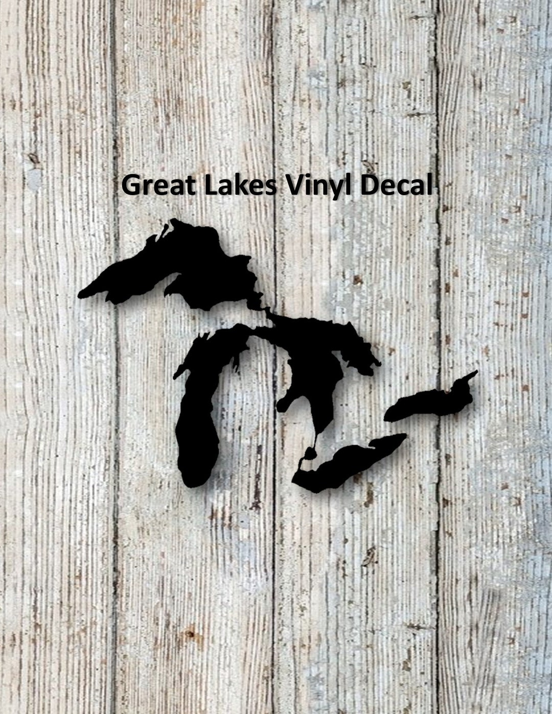 Great Lakes Vinyl Decal - Etsy