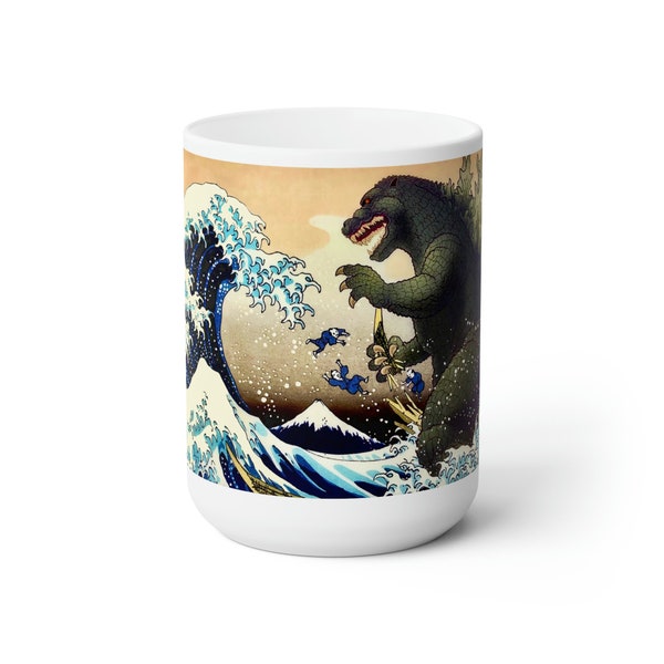 Godzilla Coffee Mugs - Etsy