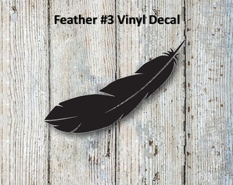 Feather Decal - Etsy