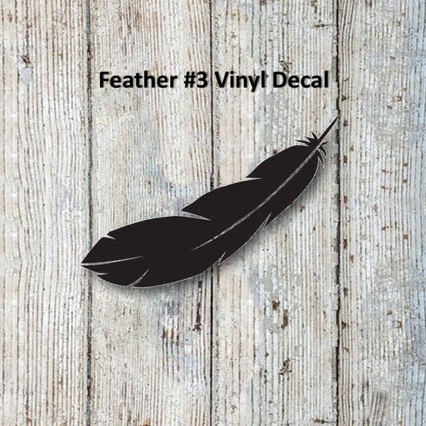 Feather Decal - Etsy