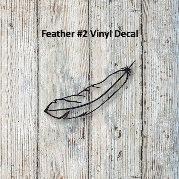 Feather Decal - Etsy