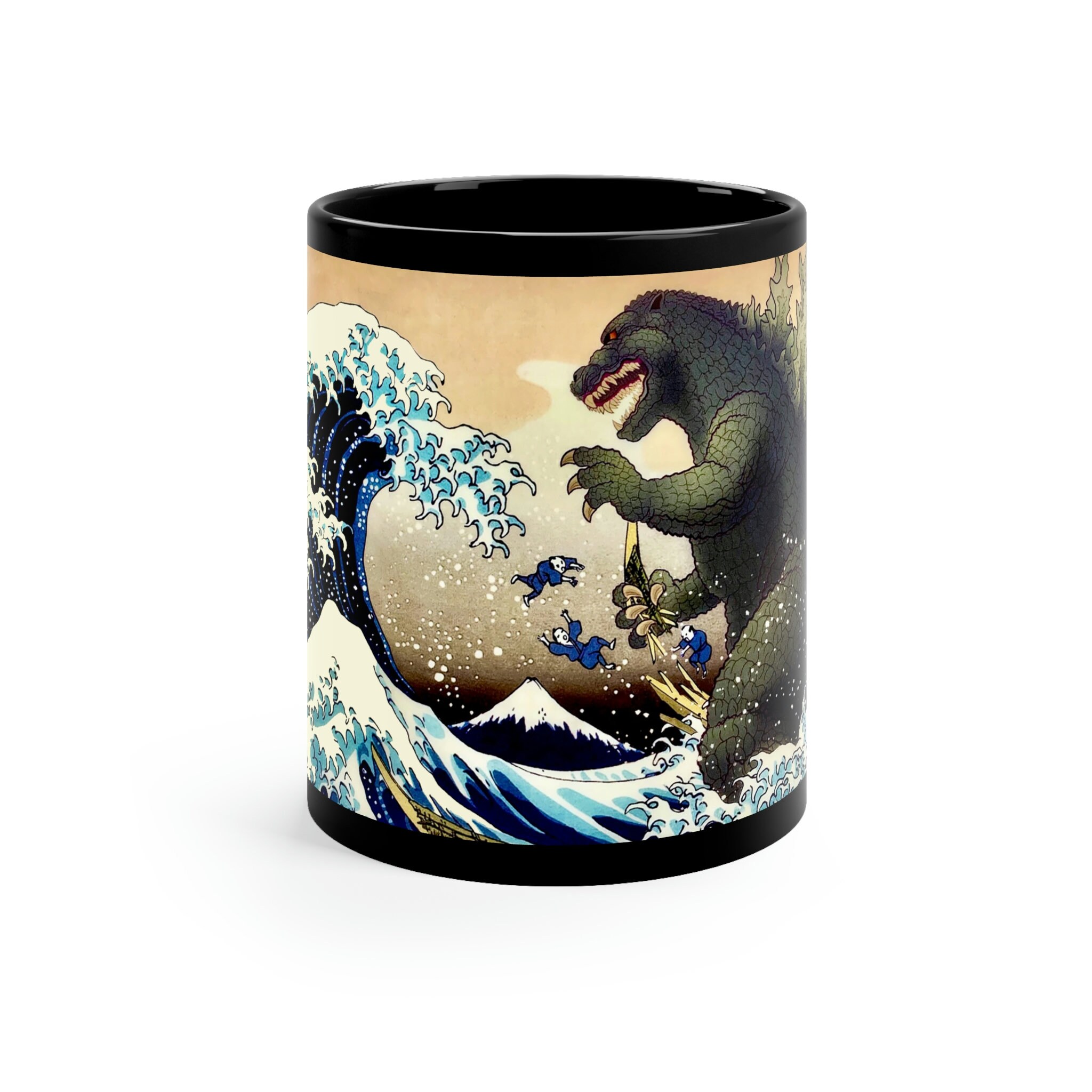 Godzilla the Great Wave off Kanagawa King of the Monsters - Etsy