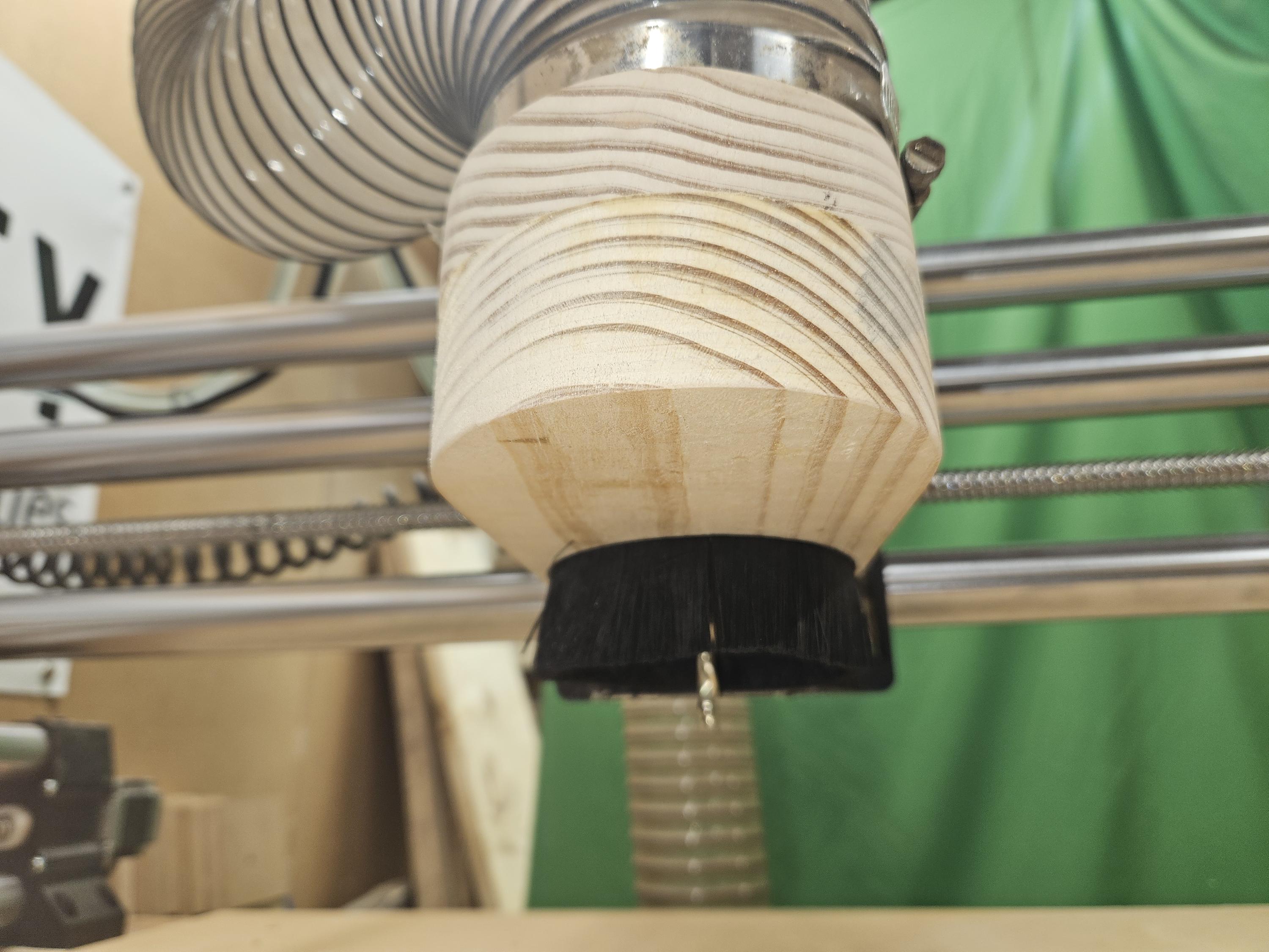 80mm Wooden Dust Boot Design for 80mm Spindle CNC 2" or 4"hose - Etsy