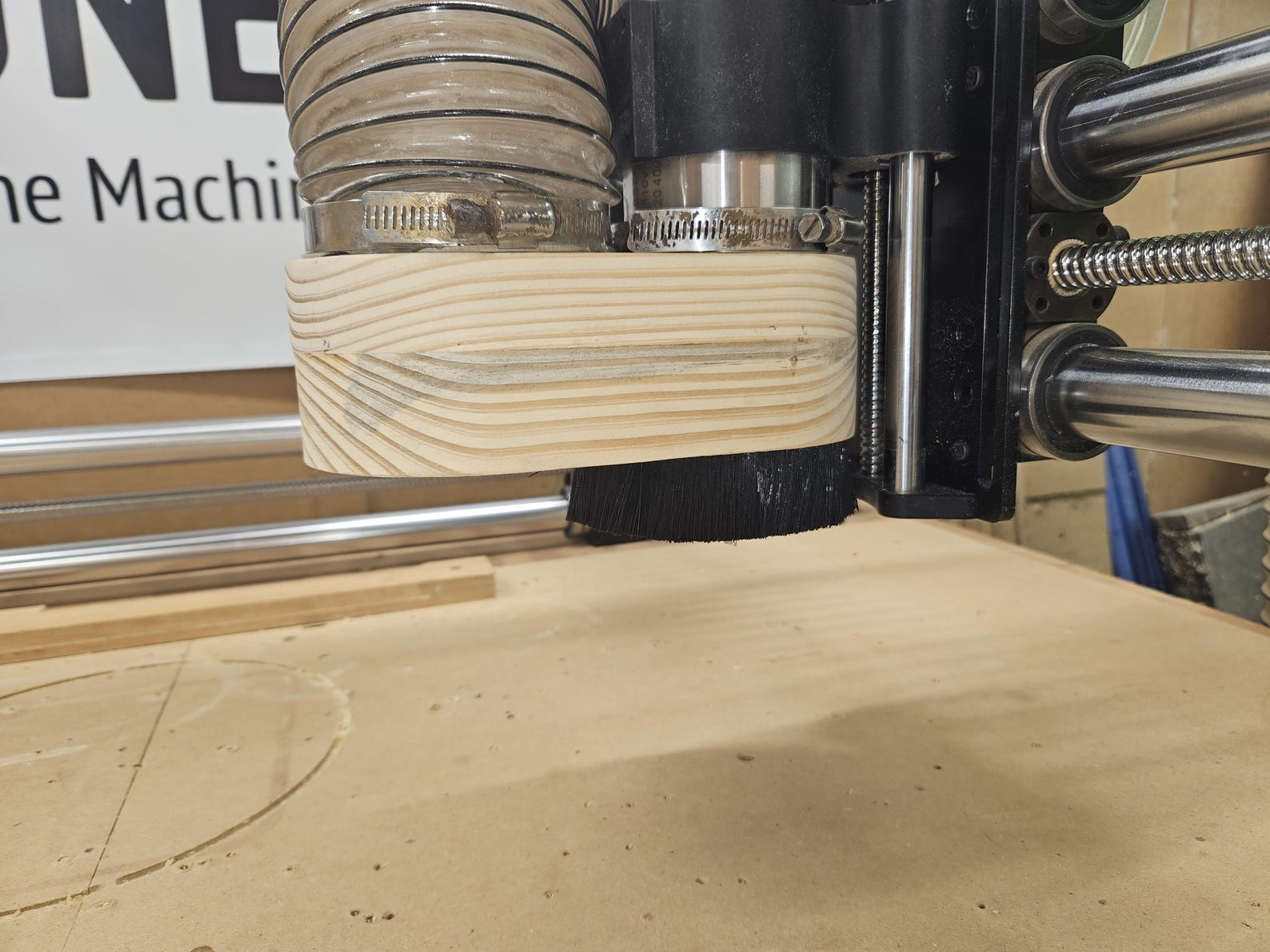 80mm Wooden Dust Boot Design for 80mm Spindle CNC 2" or 4"hose - Etsy