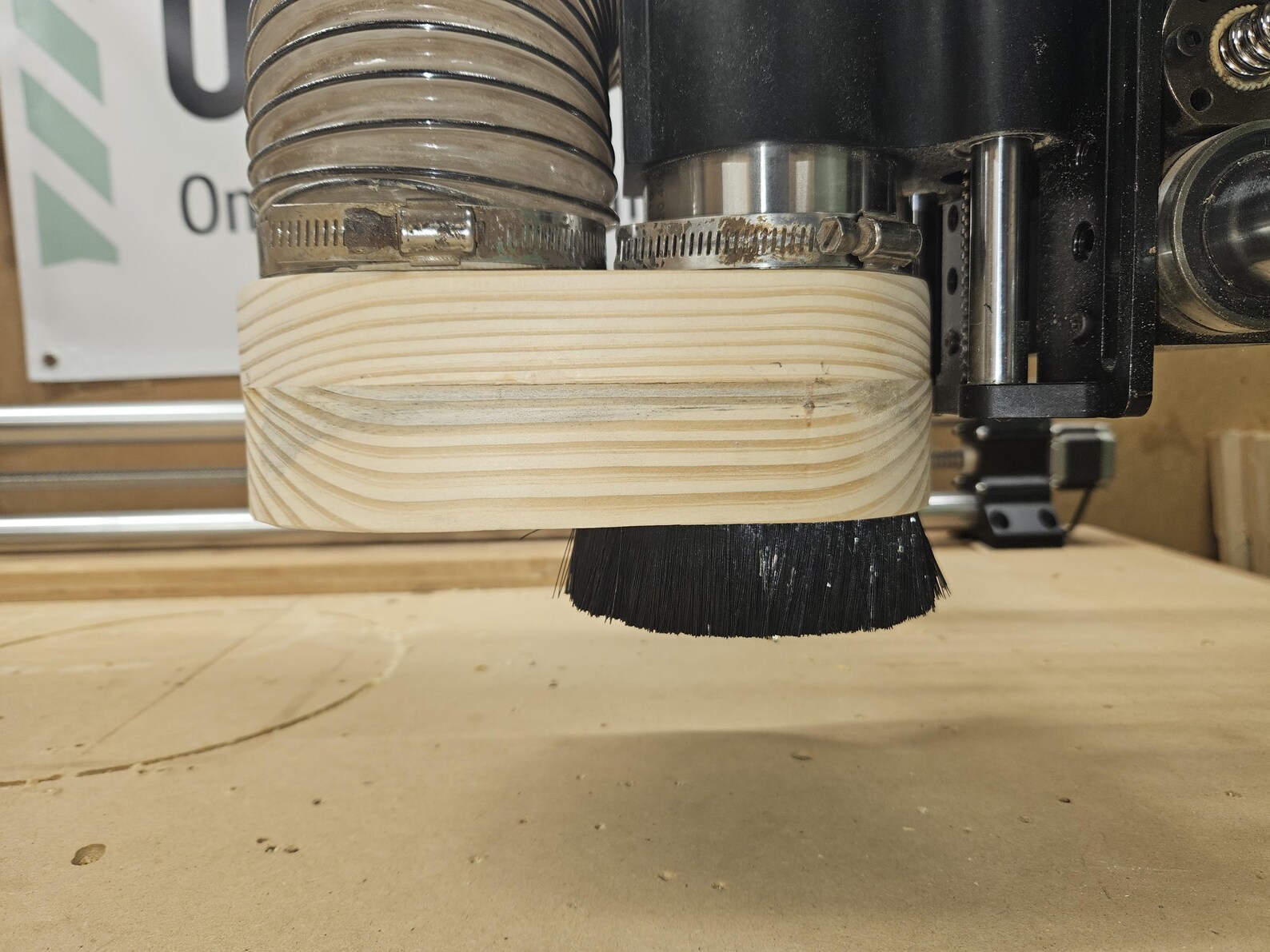 80mm Wooden Dust Boot Design for 80mm Spindle CNC 2" or 4"hose - Etsy