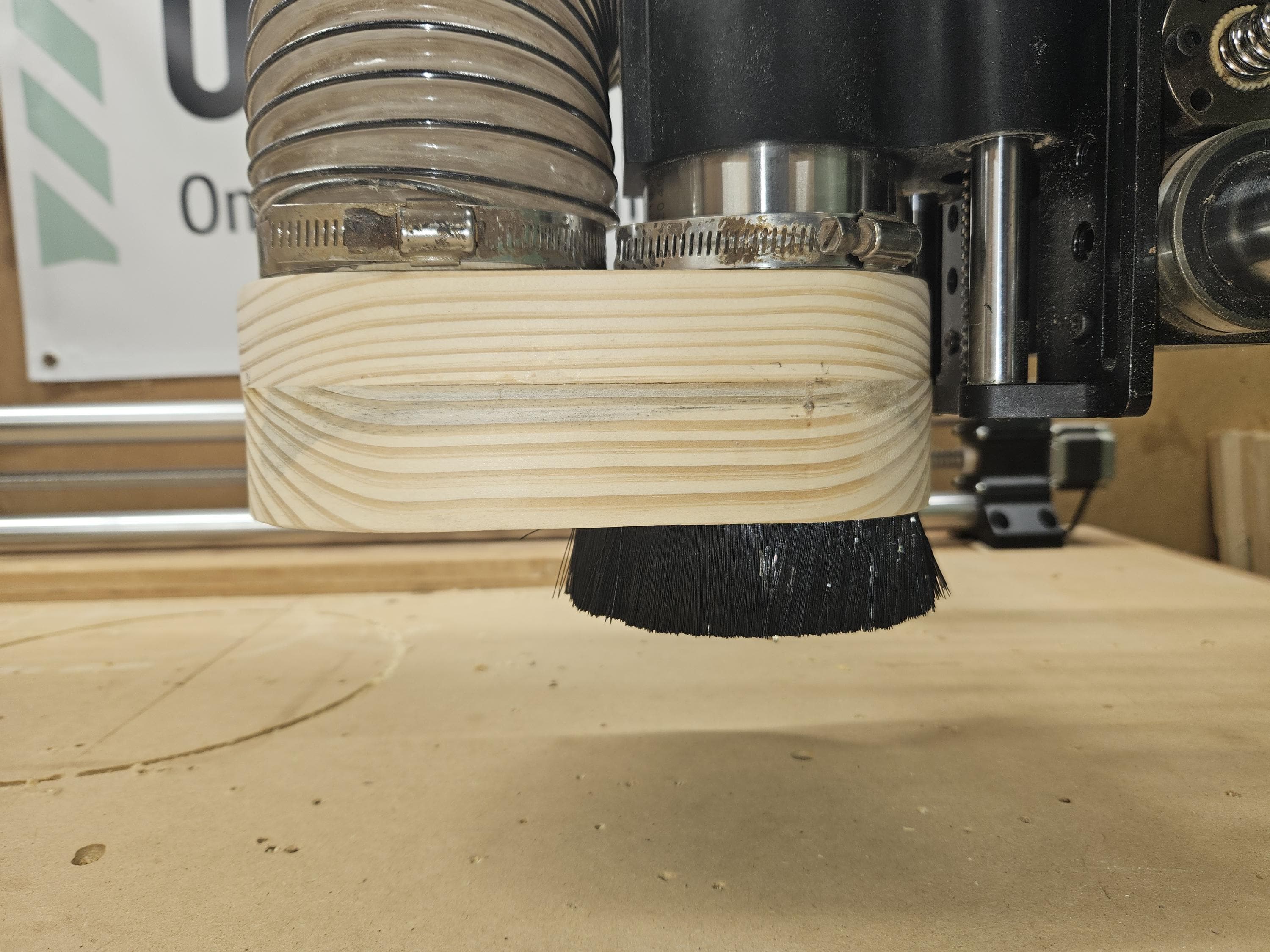 80mm Wooden Dust Boot Design for 80mm Spindle CNC 2" or 4"hose - Etsy