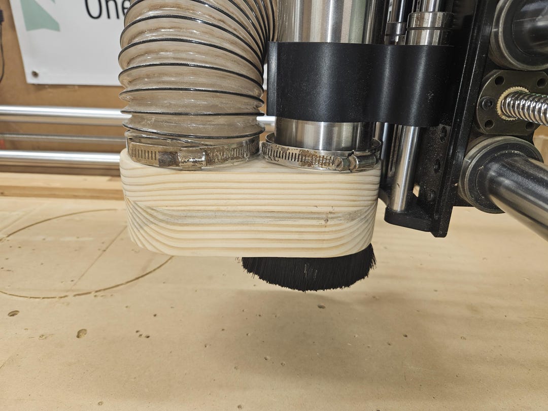 80mm Wooden Dust Boot Design for 80mm Spindle CNC 2" or 4"hose - Etsy