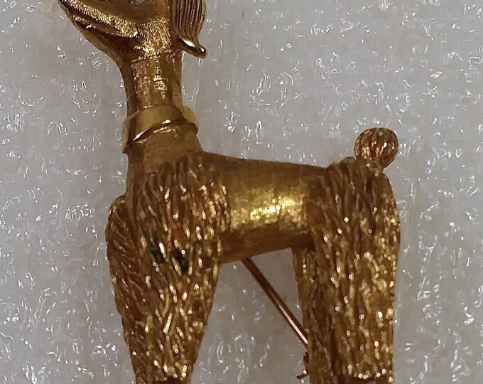 Vintage Boucher Poodle Dog Pin/brooch Signed & Numbered - Etsy