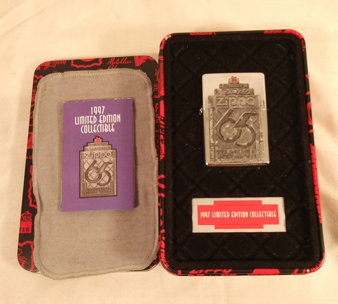 1997 Zippo Lighter 65th Anniversary Limited Edition Collectible Sealed ***reduced*** - Etsy