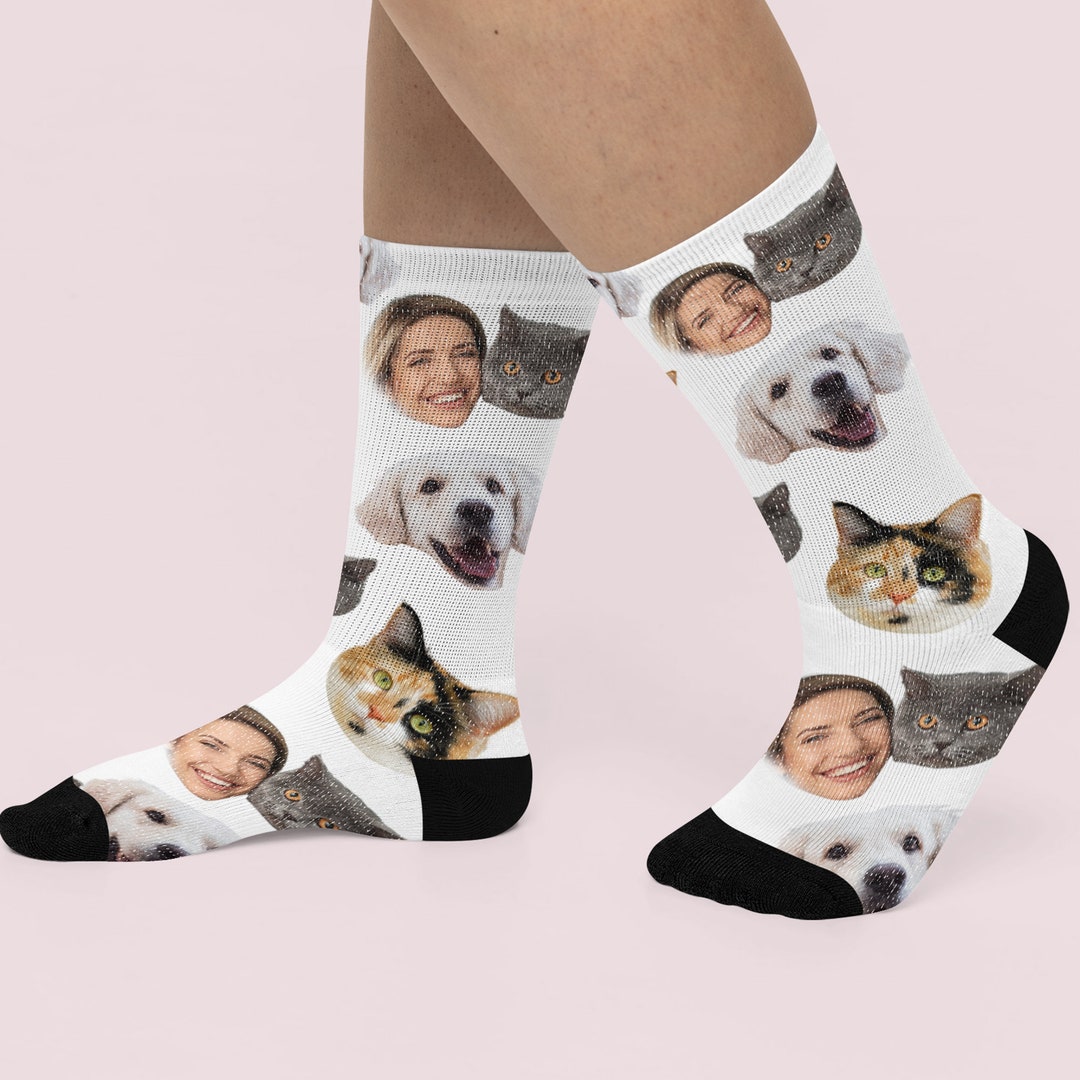 Custom Pet Socks, Customized Socks With Any Photos and Text ...