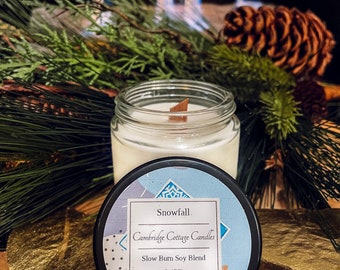 Wood Wick Candle | Etsy