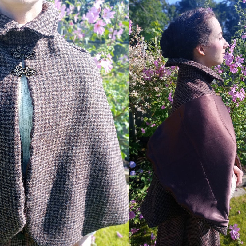 Tweed Cape - Etsy UK