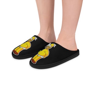 The Simpson Men's Indoor Slippers Homer Slippers Simpson Family Cartoon ...