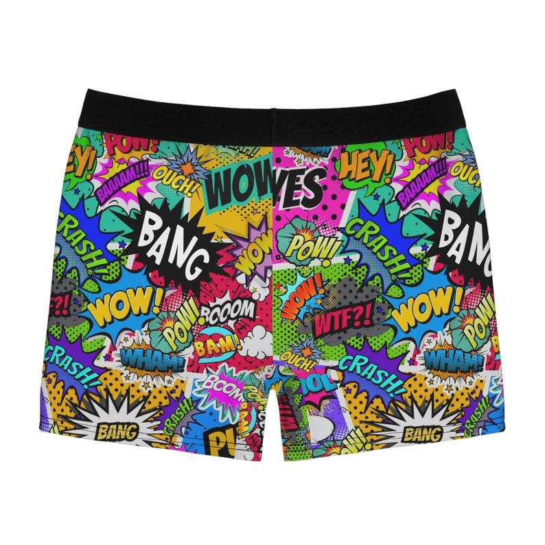 Comic Book Men's Boxer Shorts Comic Book Super Hero Boxer Funny Boxers ...