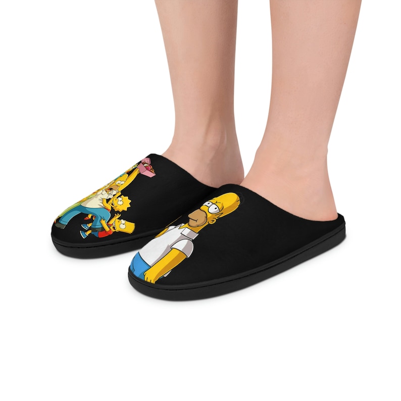 The Simpson Men's Indoor Slippers Simpson Family Cartoon Slippers the ...