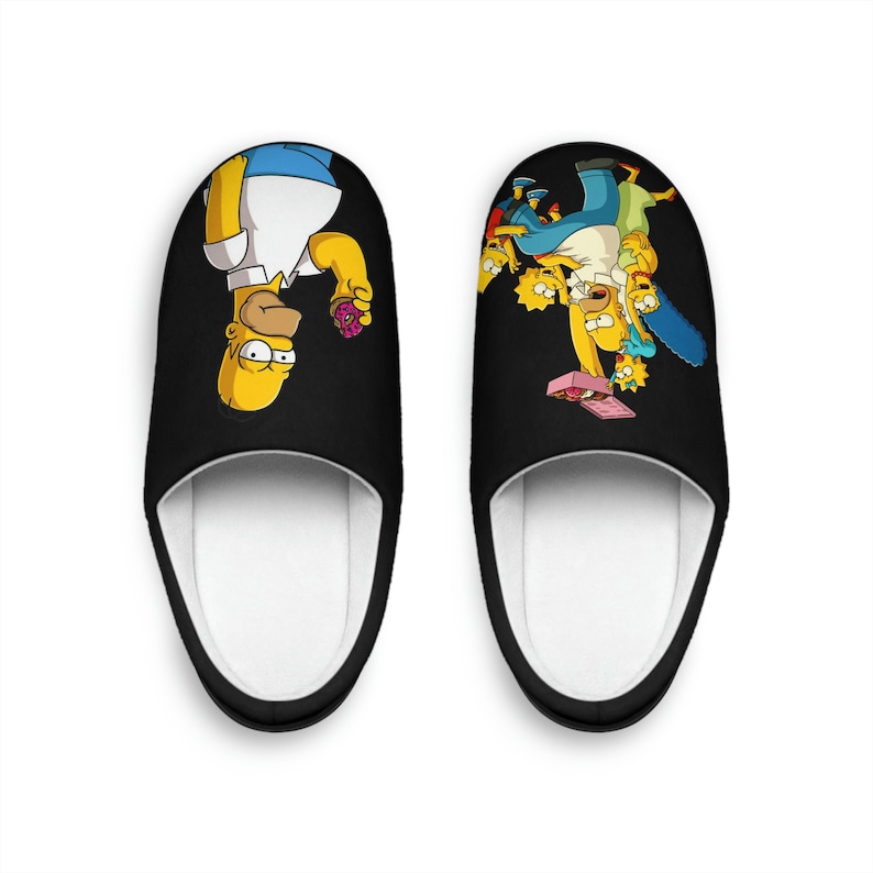 The Simpson Men's Indoor Slippers Simpson Family Cartoon Slippers the ...