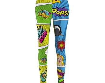 Comic Yoga Pants - Etsy