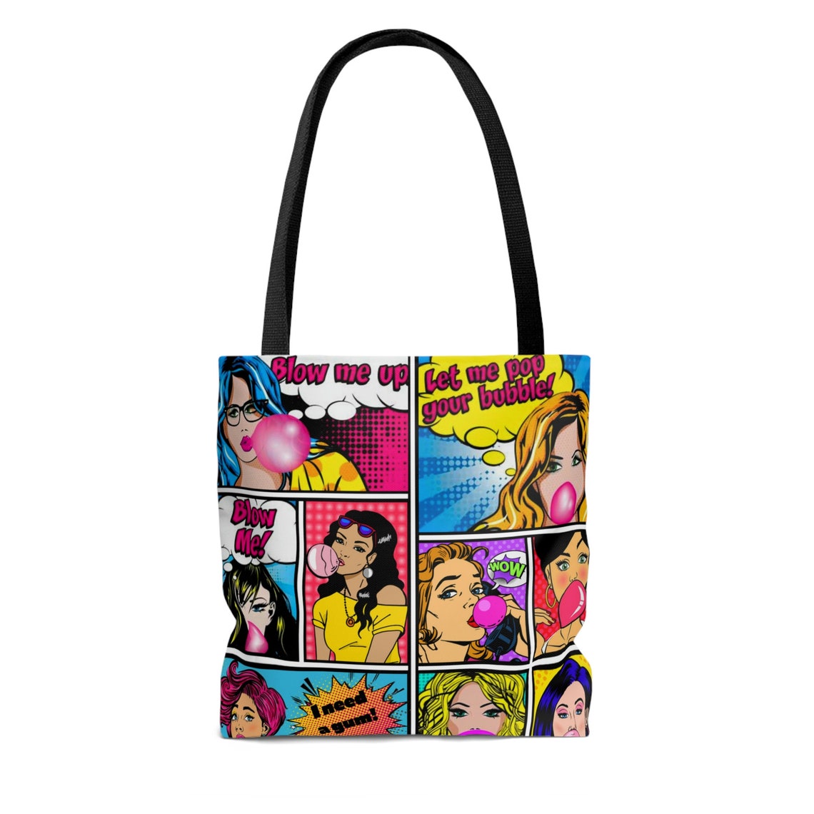 Comic Book Tote Bag Comic Art Bag Comic Lover Tote Bag Pop Art - Etsy