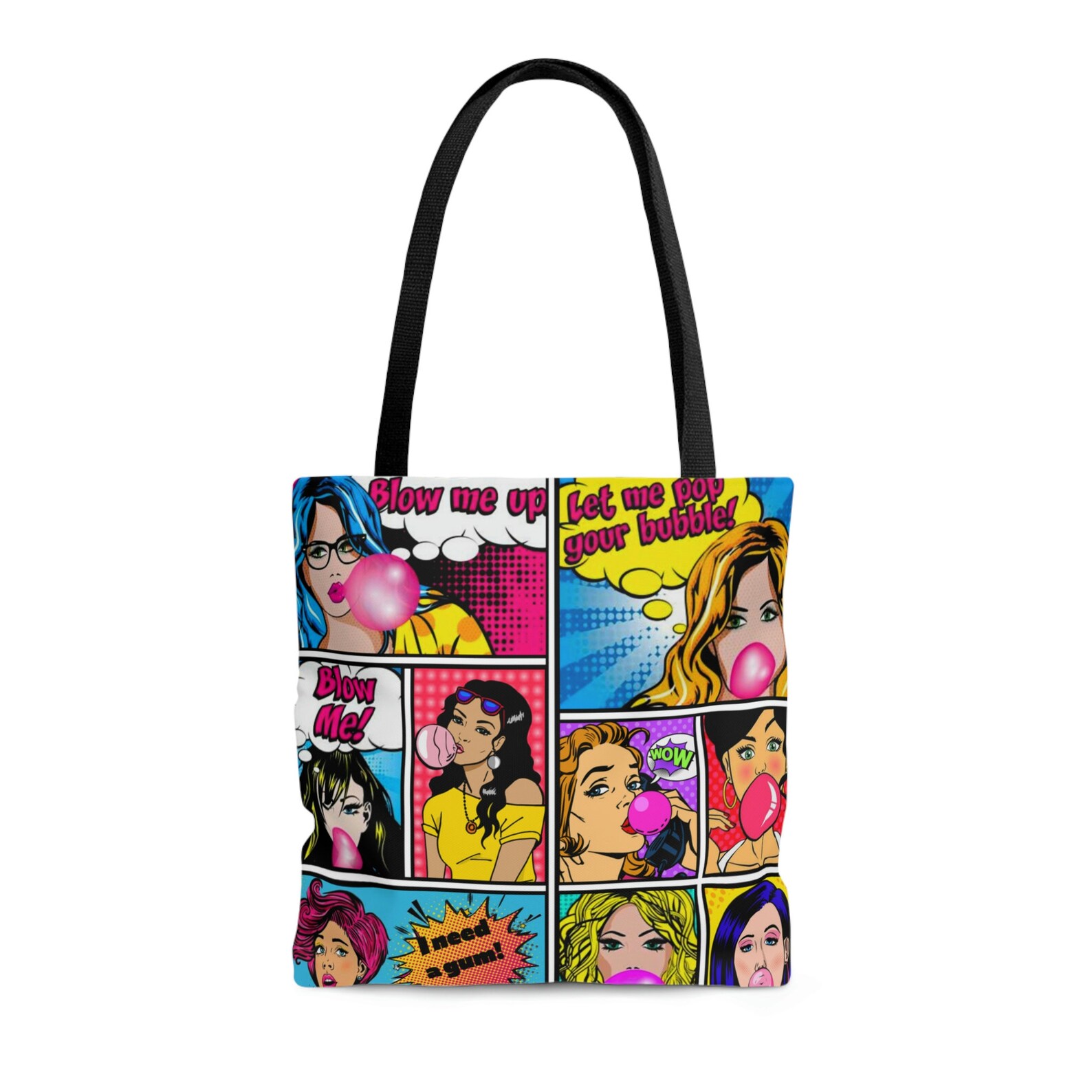Comic Book Tote Bag Comic Art Bag Comic Lover Tote Bag Pop Art - Etsy