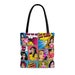 Comic Book Tote Bag Comic Art Bag Comic Lover Tote Bag Pop Art AOP Tote ...
