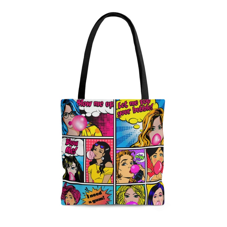 Comic Book Tote Bag Comic Art Bag Comic Lover Tote Bag Pop Art - Etsy