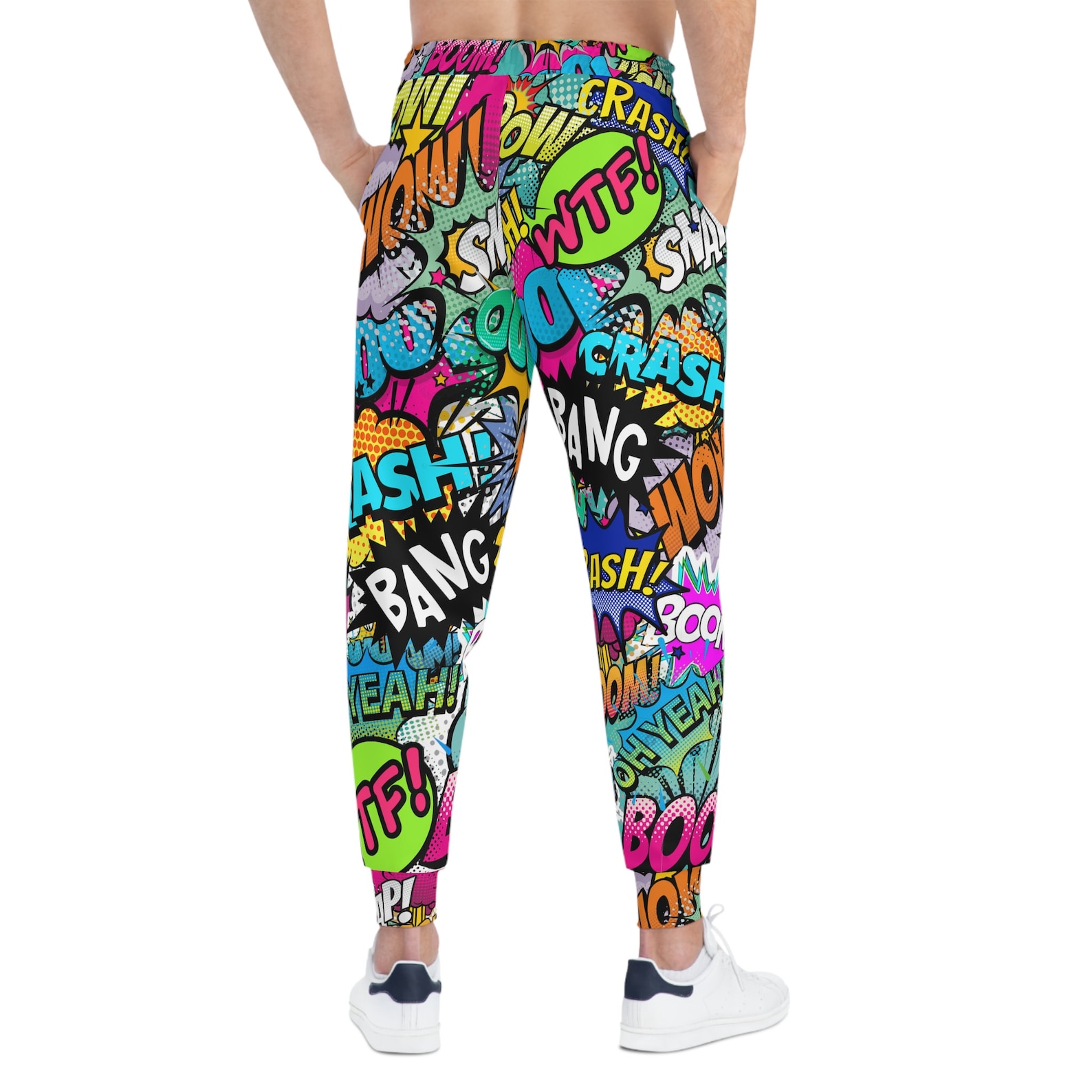 Comic Books Joggers Comic Print Pants Cool Pop Art Joggers Comic Book ...