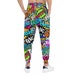 Comic Books Joggers Comic Print Pants Cool Pop Art Joggers Comic Book ...