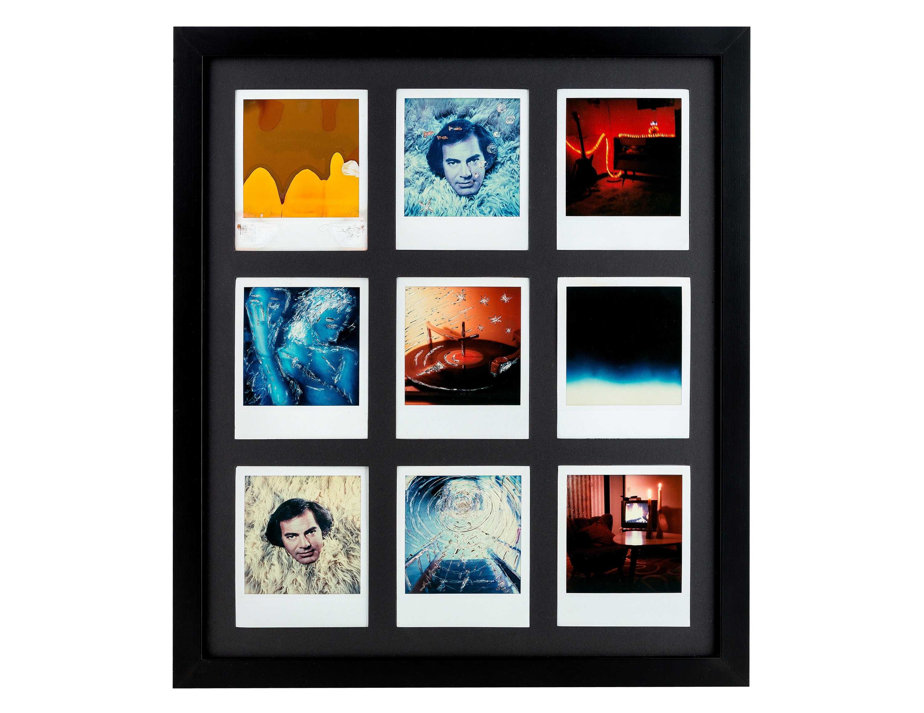 Picture frame for 9x Fuji INSTAX WIDE with museum glass and ...