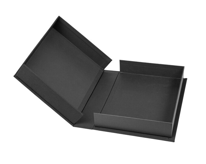 Photo Album Clamshell Box Portfolio Heather and Purple - Etsy