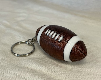 Football Keychain - Etsy