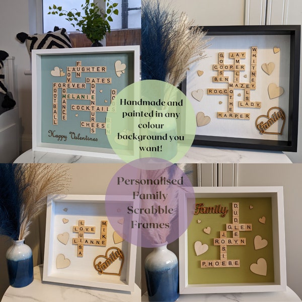 Scrabble Frame - Etsy UK