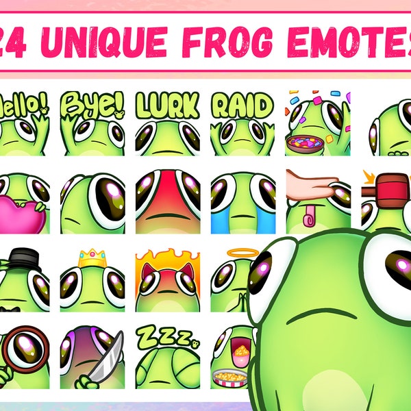 Standard Twitch Emotes - Etsy