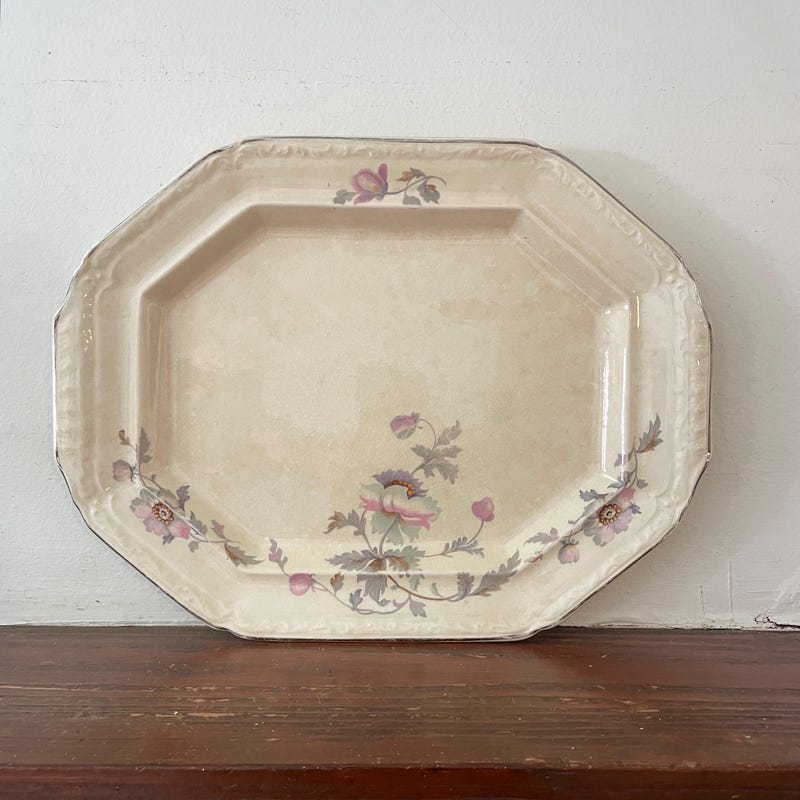 Edwin M Knowles Platter - Etsy