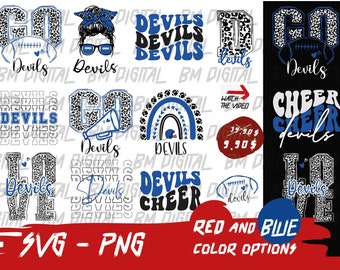 Devils Cheer Script Svg - Etsy