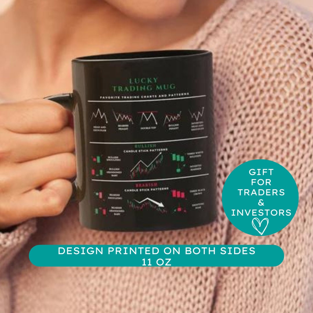 Thoughtful Gift for Him, Black Mug, Gift for the Stock Market, Crypto ...