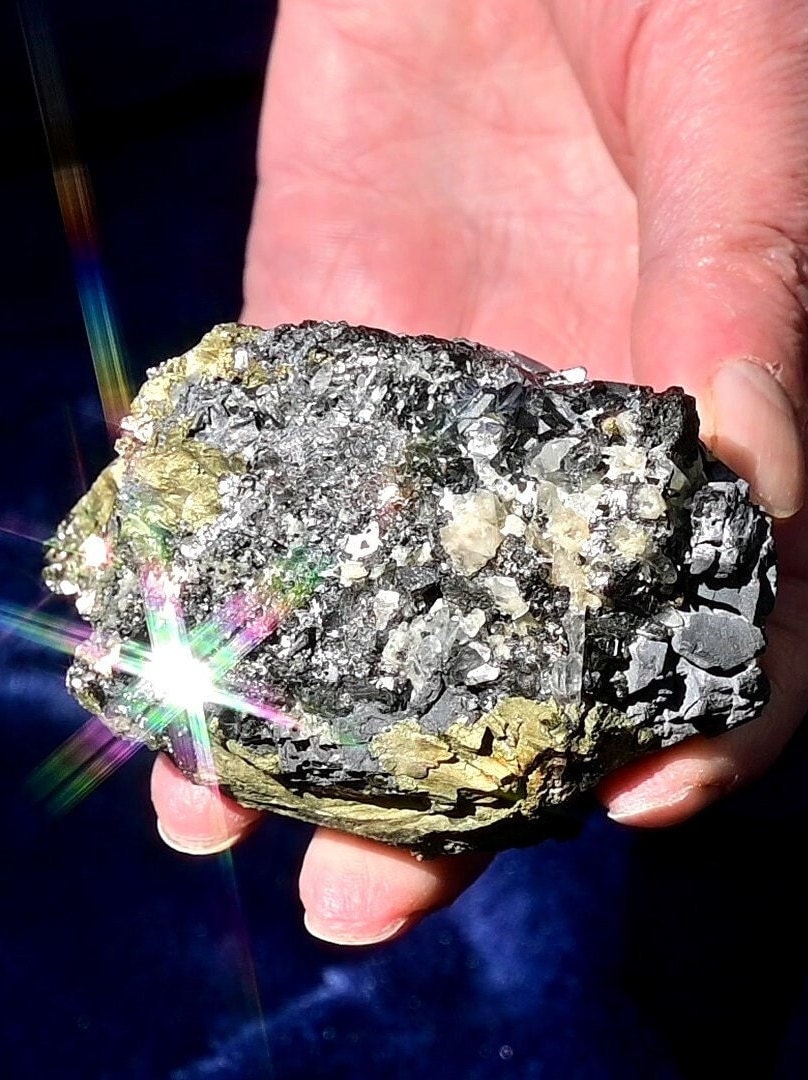 Pyrite Cluster, Pyrite Crystal, Pyrite Druzy, Galena Cluster, Galena ...