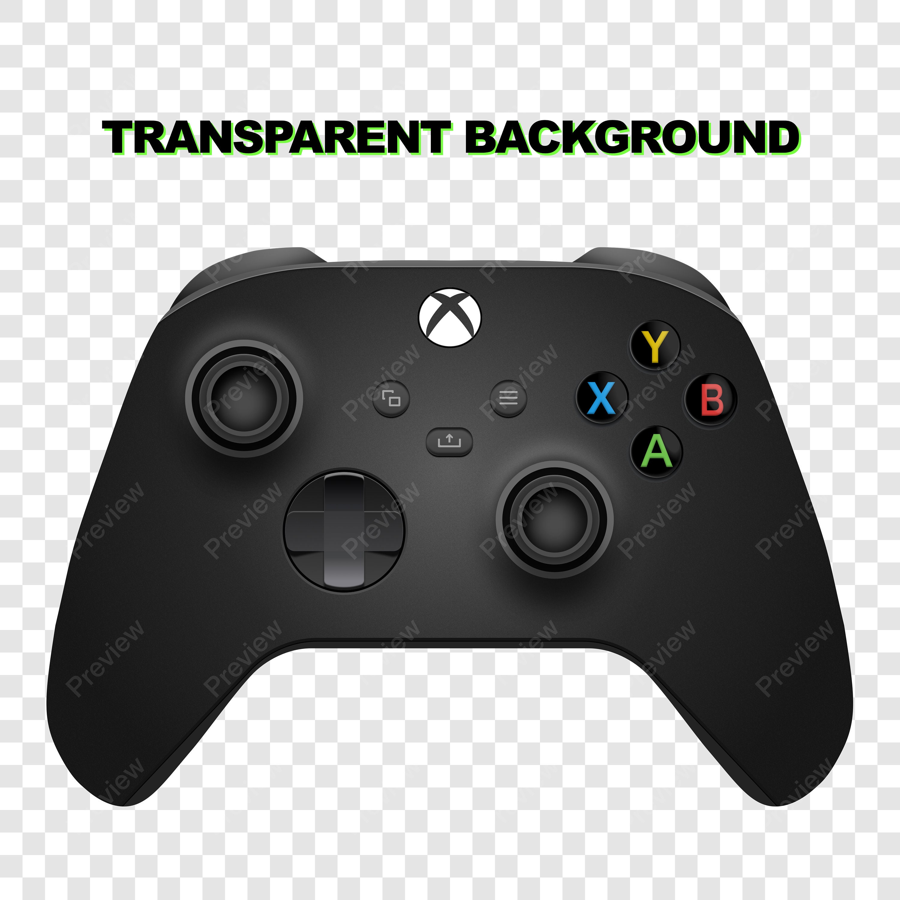 Xbox One Controller black SVG & PNG High Resolution, Scalable ...