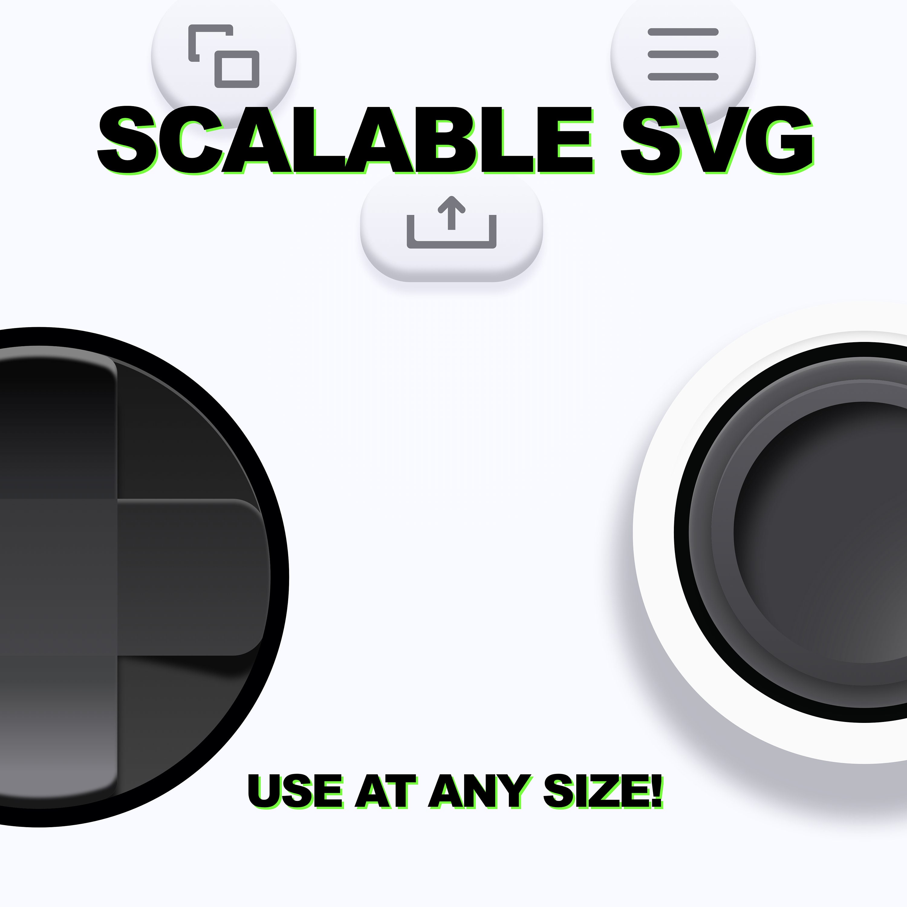 Xbox One Controller (white) - SVG & PNG - High Resolution, Scalable ...