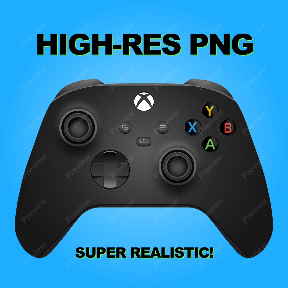 Xbox One Controller black SVG & PNG High Resolution, Scalable ...