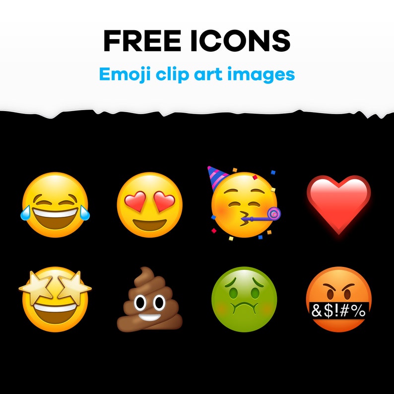 Emoji Digital Paper - PNG + SVG - High Resolution and Scalable ...