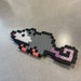 Opossum Perler Bead Art, Possum, Keychain, Wall Art, Car Decor ...