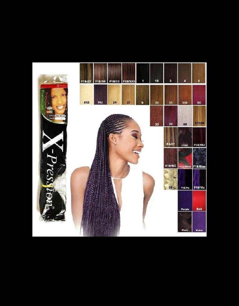 Crochet Small Box Braids Hair Extension 22 Strands - Etsy